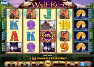 Wolf Run » Mobile Slot Game » Casino Football Arcade
